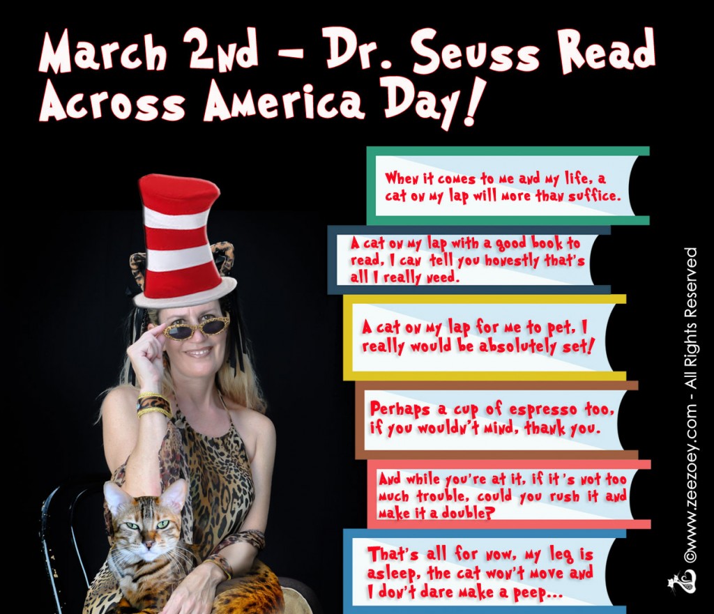 Celebrate Reading with Cats Wearing Hats for Dr. Seuss's Read Across ...